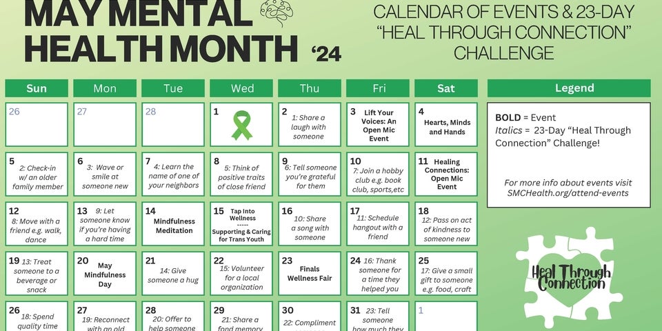 May Mental Health Month Promotes Connection as Key to Well Being ...