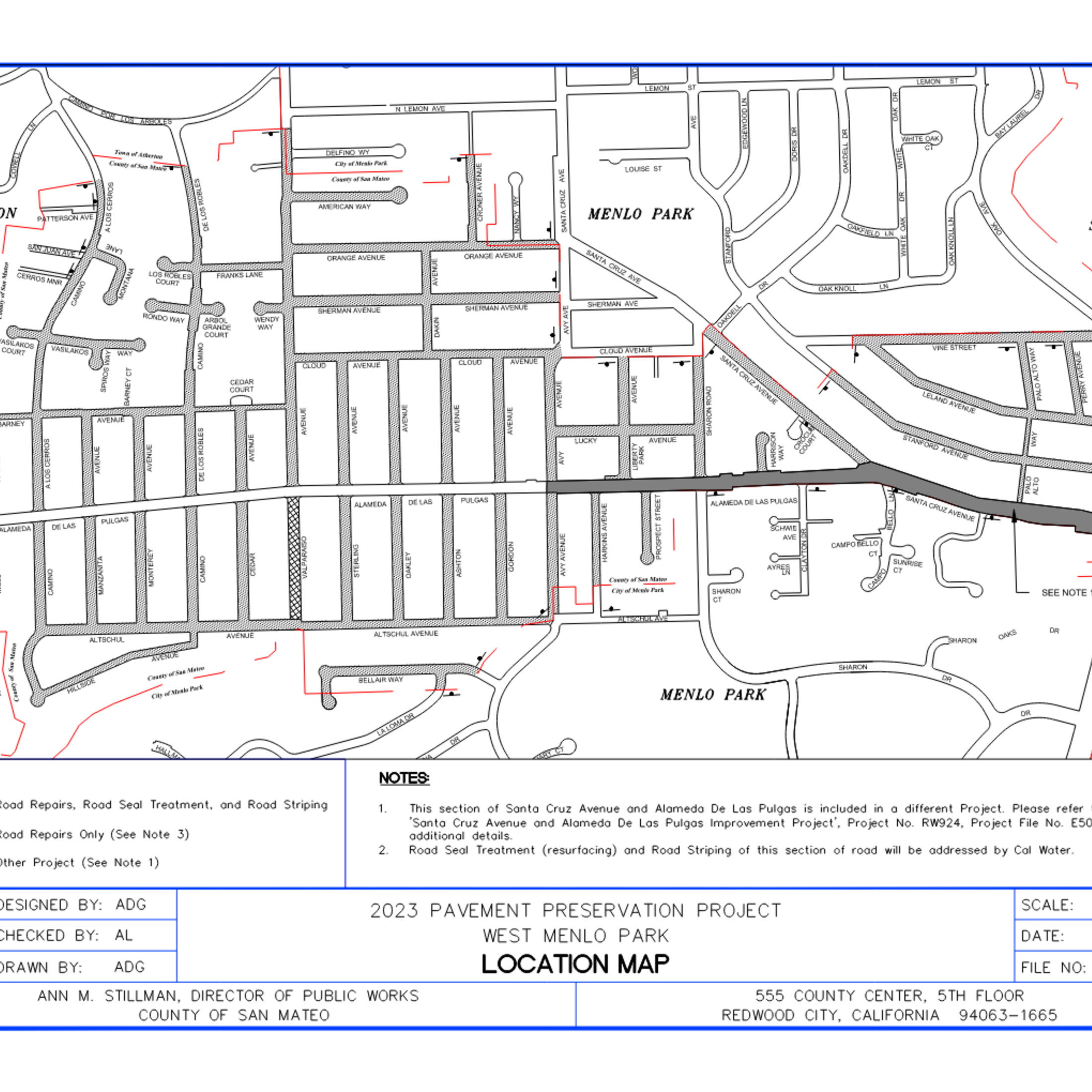 2023 Pavement Preservation Project | County of San Mateo, CA