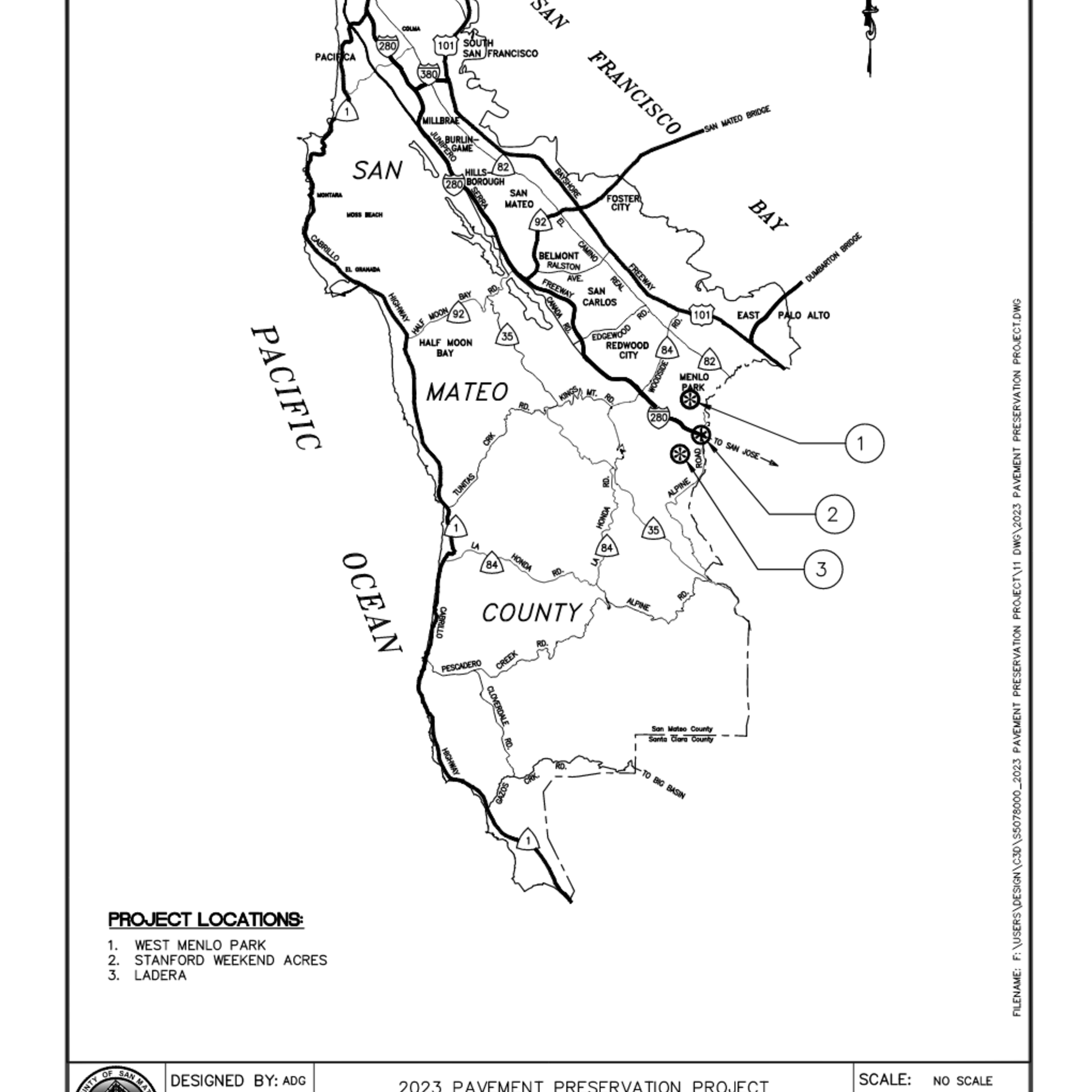 2023 Pavement Preservation Project | County of San Mateo, CA